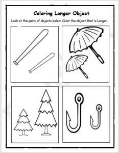 Long and Short Worksheets & Printables - EnglishBix
