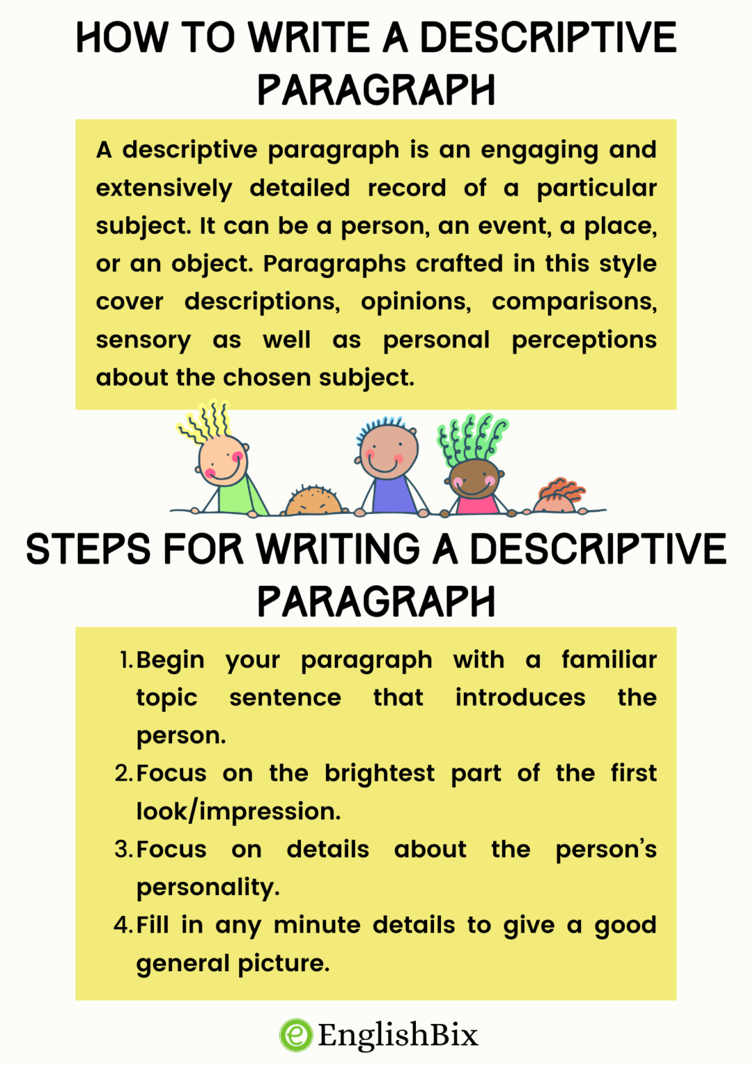 Descriptive Paragraph: How to Write with Examples - EnglishBix