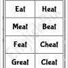 EAT Word Family Activities Worksheets - EnglishBix