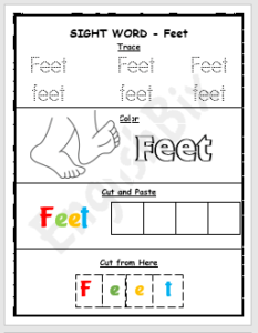 Body Parts Worksheets & Printables - EnglishBix