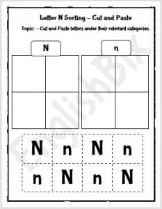 N Letter Words for Kindergarten & Preschool Kids - EnglishBix