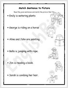 Picture Description Worksheets & Printables - EnglishBix