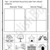 Natural and Manmade Structures Worksheet - EnglishBix
