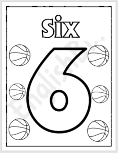 Number 6 Worksheets & Printables - EnglishBix