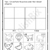 Pets and Farm Animals Sorting Worksheet - EnglishBix