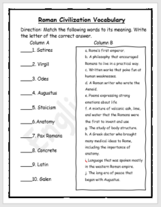 History Worksheets & Printables - EnglishBix
