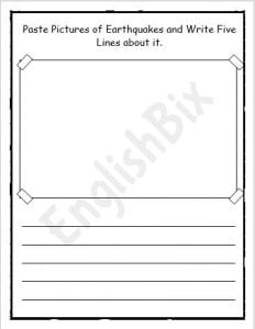 Earthquake Characteristics and Preparedness Worksheet - EnglishBix