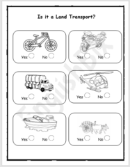 Transportation Worksheets & Printables - EnglishBix